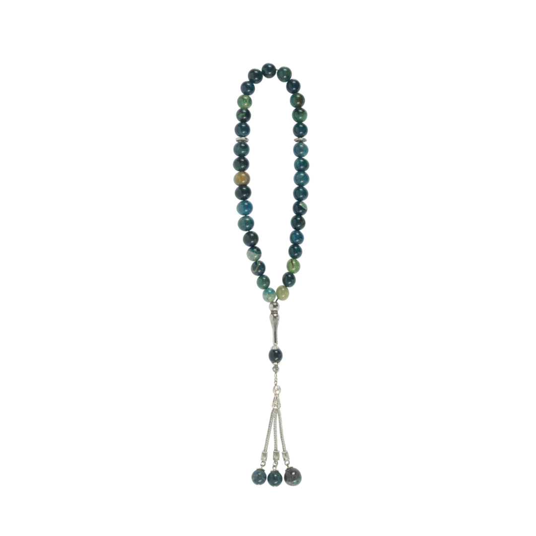 Handmade stone tasbih tasbeeh muslim roasry sebah misbaha