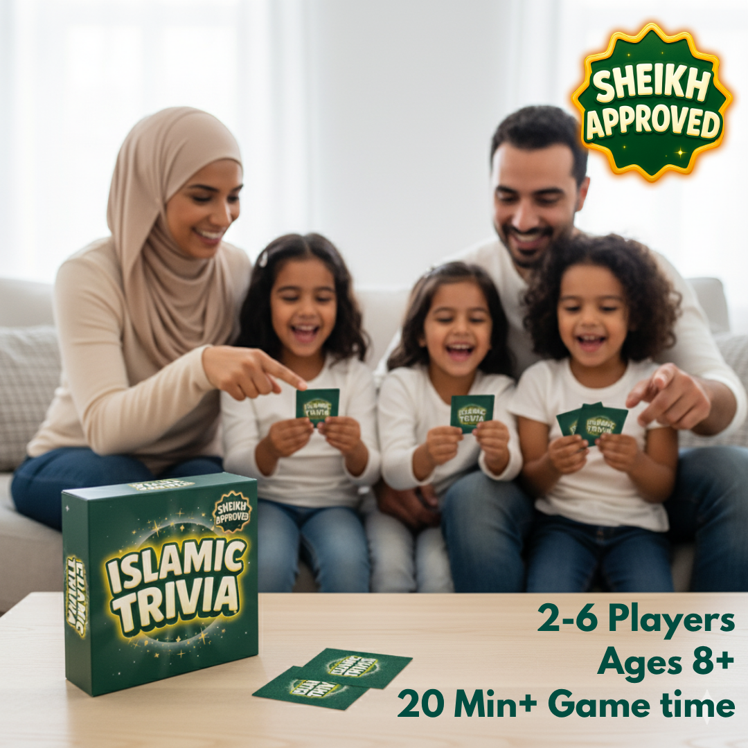 Islamic Trivia - Card Game Quiz For Ramadan Eid Gift Present, Halal Fun ...