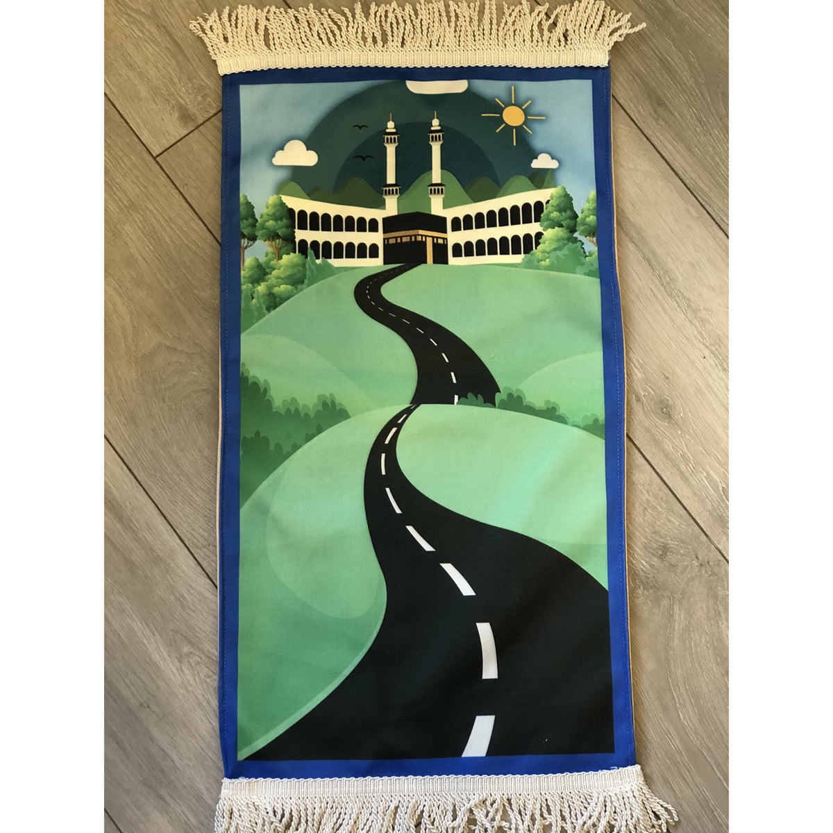 Personalised Muslim child children prayer mat, rug, sejadah, musallah